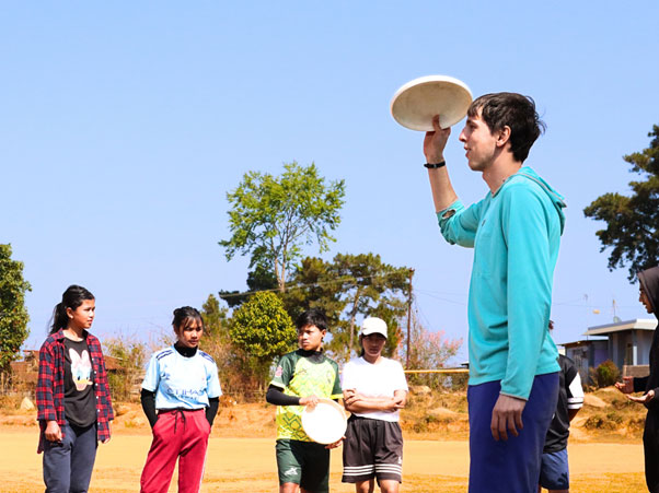 Introduction of Ultimate Frisbee in CMYCs - Smart Village Movement