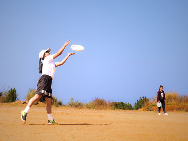 Introduction of Ultimate Frisbee in CMYCs - Smart Village Movement