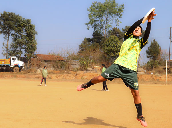 Introduction of Ultimate Frisbee in CMYCs - Smart Village Movement